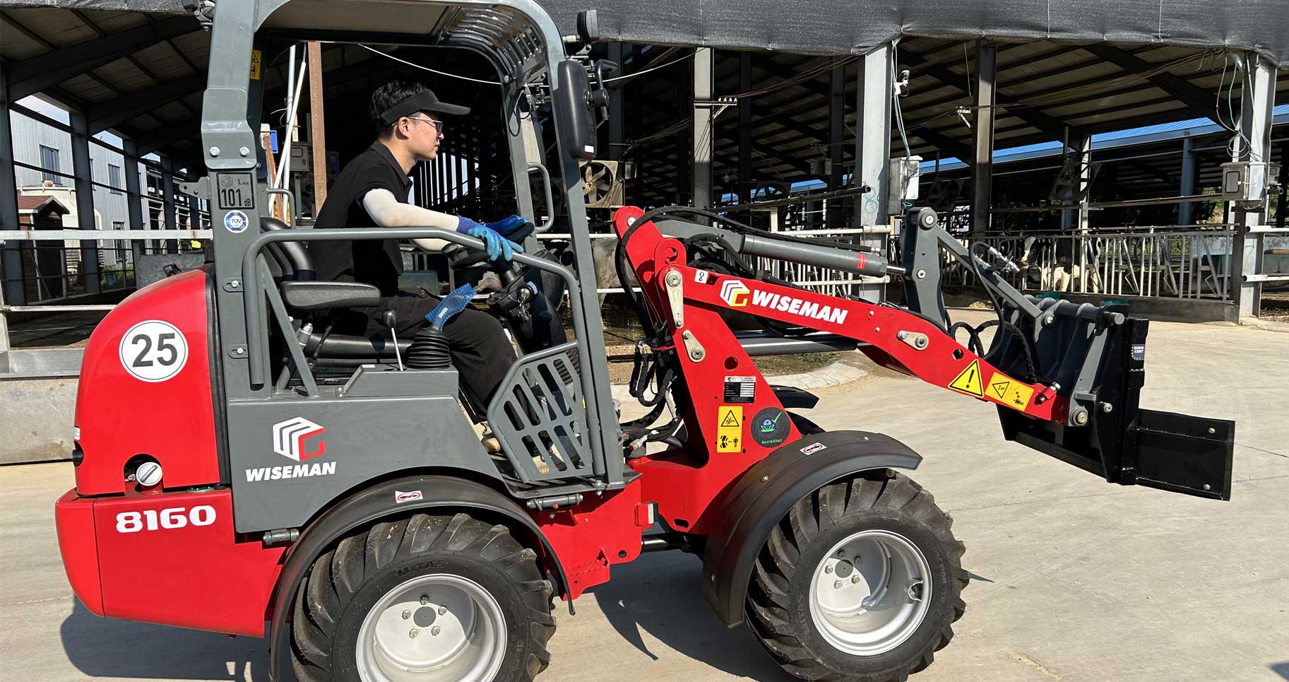 Wiseman Loader – creating a relaxed work